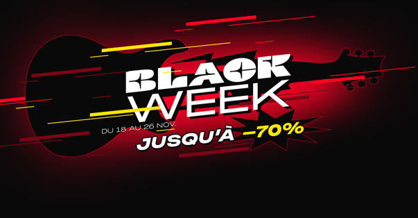 Black week 2023 Star's Music - C'est Black Friday toute la semaine