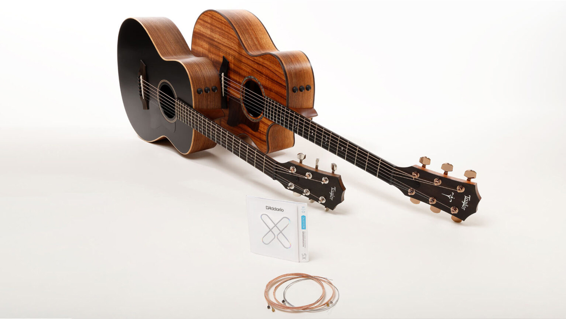 Les cordes XS D'Addario sont désormais les cordes qui équipent les guitares Taylor