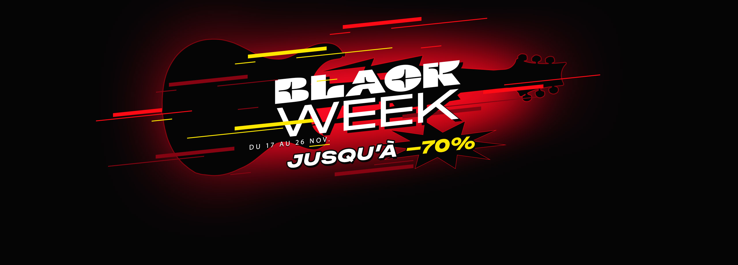 Black week 2023 Star's Music - C'est Black Friday toute la semaine