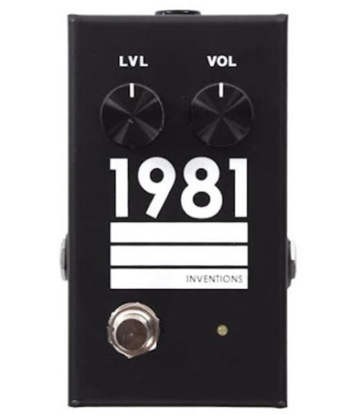 1981 inventions LVL Guitar & Bass Preamp/Overdrive - Black/White ...