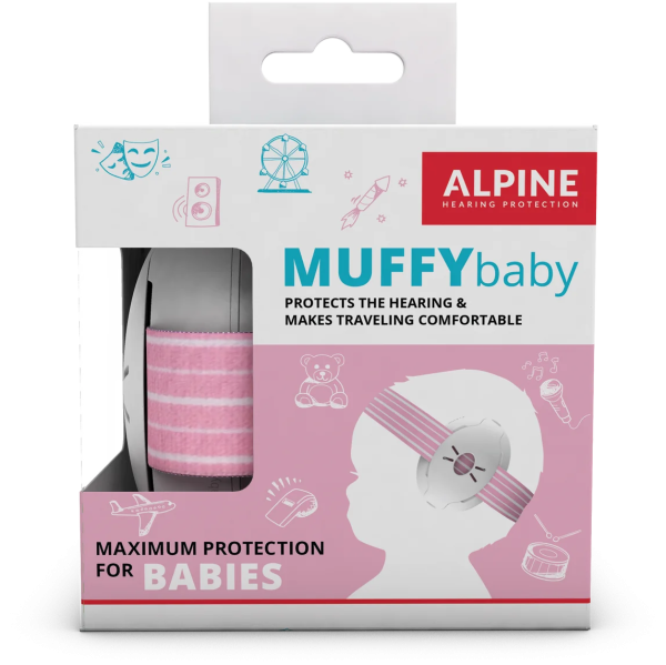 Alpine Pink Muffy Baby Ear protection
