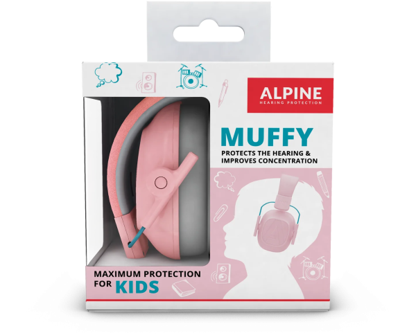 Alpine Muffy Kids Rose Protection auditive