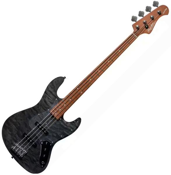 Bacchus Japan Tune Up JT WL4-QM RSM/M - black satin Solid body electric ...