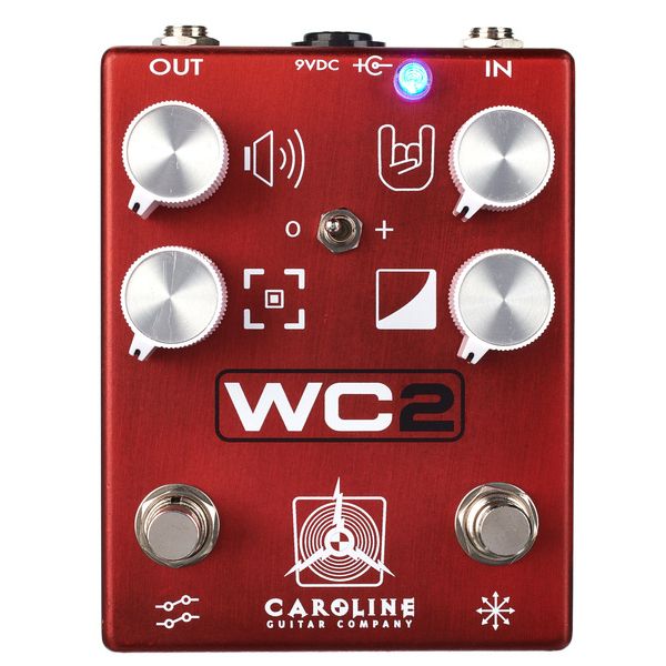 Caroline guitar Wave Canon MKII Overdrive, distortion & fuzz effect pedal