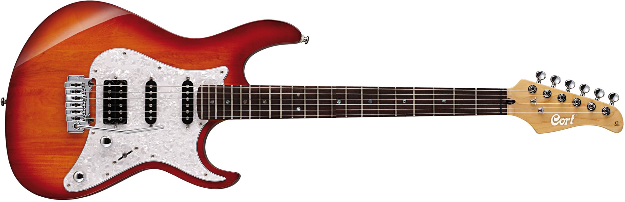 Guitare électrique solid body Cort G250 TAB - tobacco sunburst sunburst