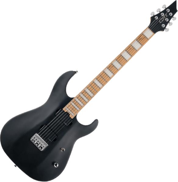 Cort KX600 Infinite - black satin Guitarra eléctrica con forma de str.