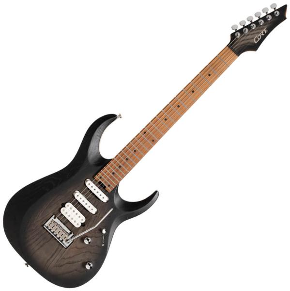 Cort X700 Triality - open pore black burst Str shape electric guitar