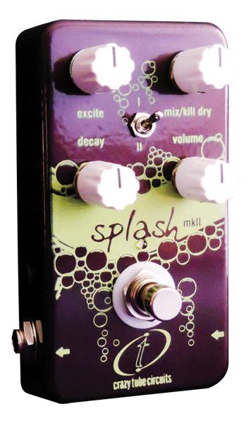 Crazy tube circuit Reverb, delay & echo effect pedal