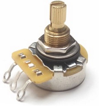 Gibson 300k Ohm Linear Taper Potentiometer / Short Shaft Potentiomètre