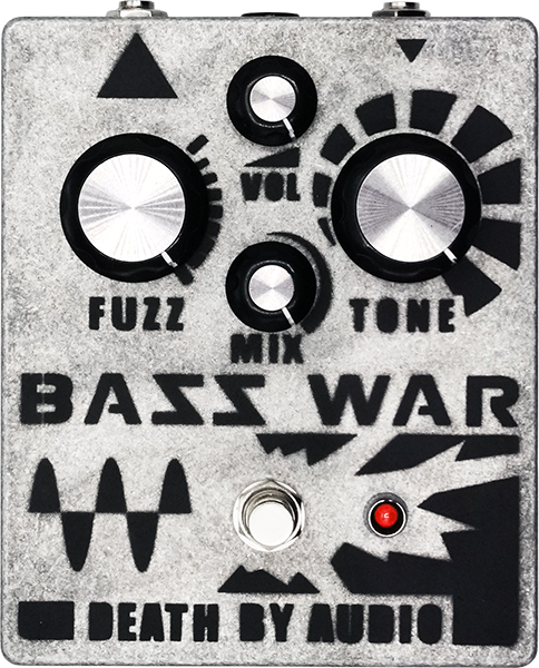 Death by audio Bass War Overdrive, distortion & fuzz effect pedal