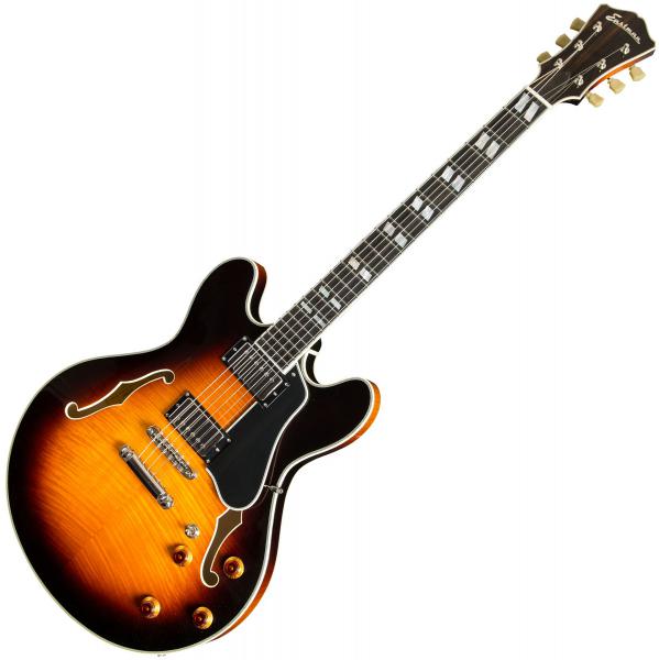 Eastman T486 Thinline Laminate - sunburst Semi-hollow electric guitar