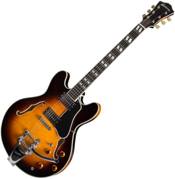 Eastman T486B Thinline Laminate - sunburst Semi-hollow electric guitar