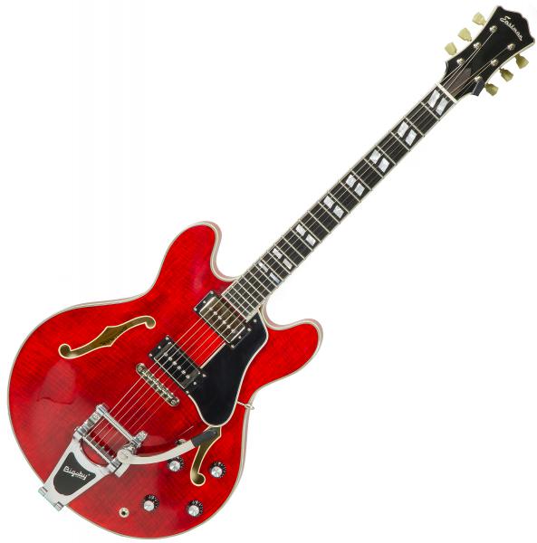 Eastman T486B Thinline Laminate - red Semi-hollow electric guitar
