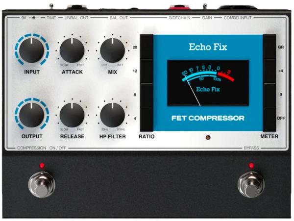 Echo fix EF-P5 FET Compressor Pédale compression / sustain / noise gate