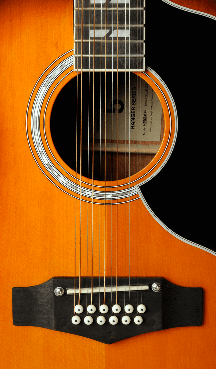 Eko Ranger VR XII - honey burst Guitare folk