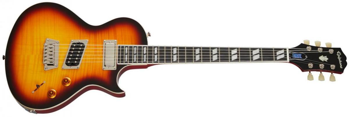 Guitare électrique solid body Epiphone Nancy Wilson Fanatic - fireburst ...