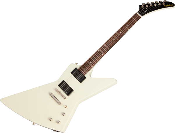 Epiphone IBG Explorer 80s - classic white Metal electric guitar