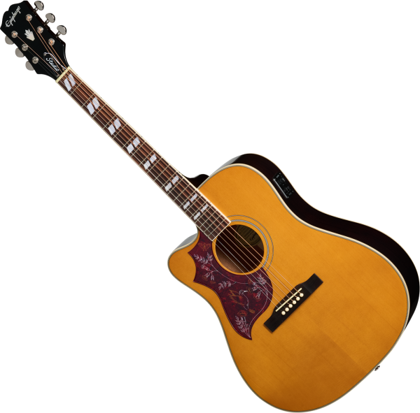Epiphone IBG Hummingbird Studio EC LH - natural Folk guitar