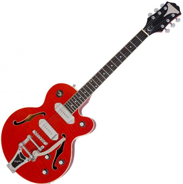 Epiphone Wildkat Ltd - wine red Semi-hollow electric guitar