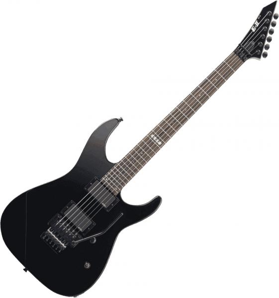 Esp E-II M-II Neck Thru - black Str shape electric guitar