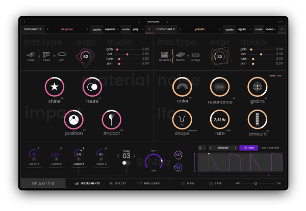 Expressive e Imagine Plug-in effect