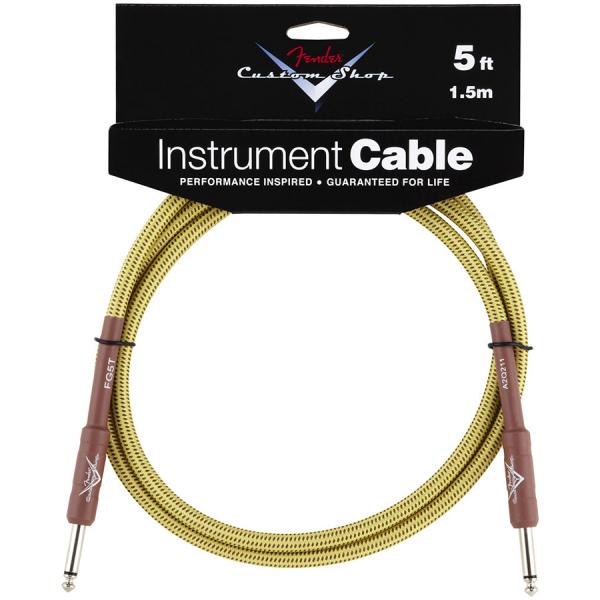 Fender Custom Shop Instrument Cable Tweed - 1.5m Cable