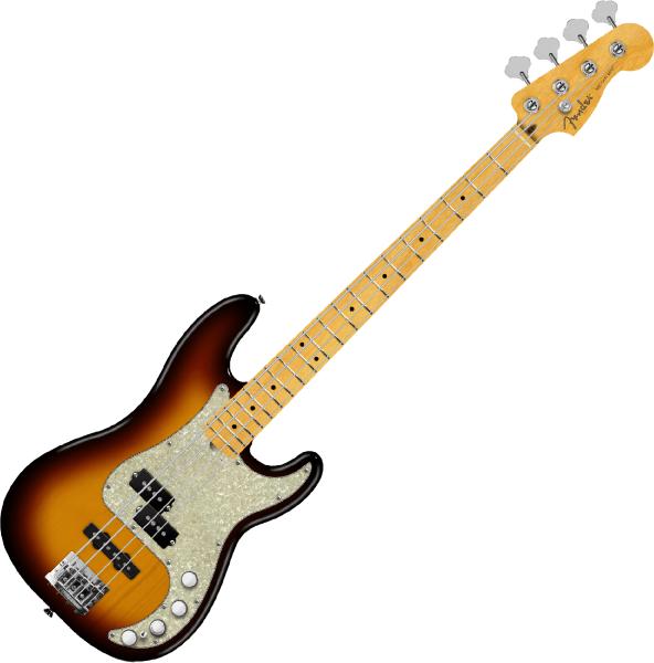 Fender Player II Modified Active Precision Bass (MEX, MN) - 3-color sunburst Solid body electric ...