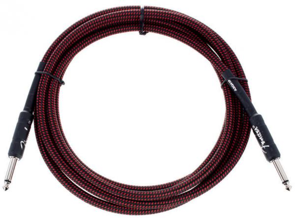 Fender Professional Instrument Cable, Straight/Straight, 10ft - Red ...