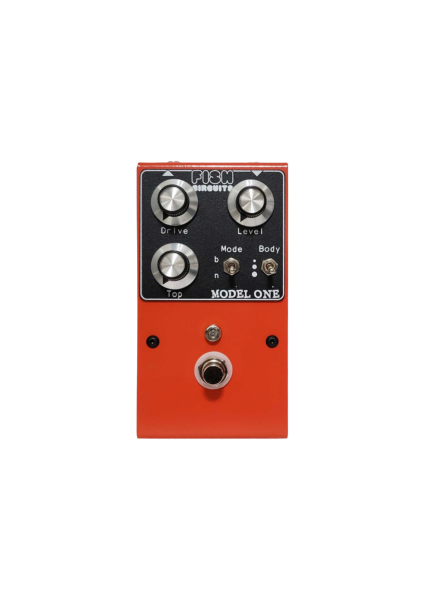 Fish circuits MODEL ONE OVERDRIVE ORANGE Overdrive, distortion & fuzz effect pedal