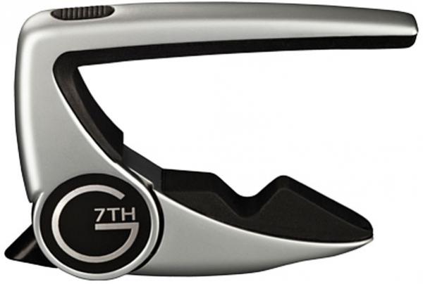 G7th Performance 2 Steel String - Silver Capodastre & fatfinger