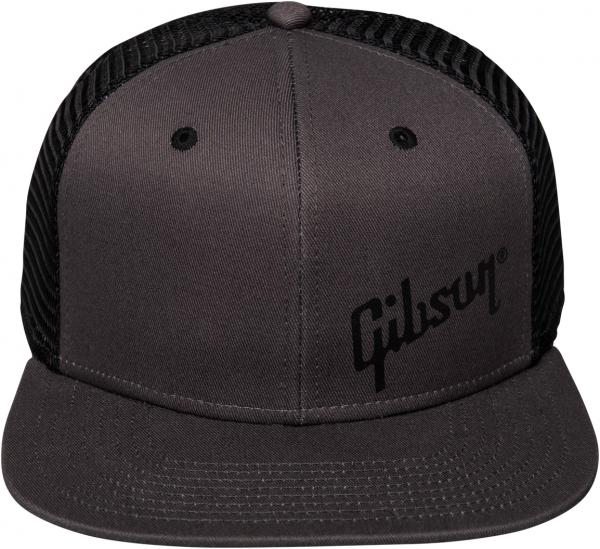 Gibson Charcoal Trucker Snapback - unique size Cap