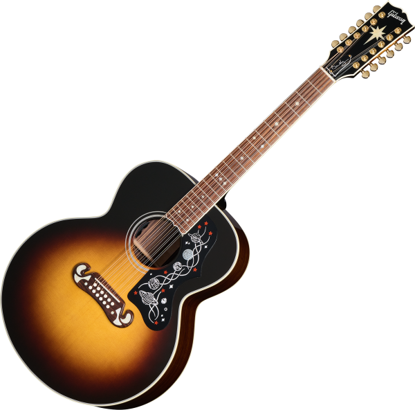 Gibson Custom Shop Brian May SJ-200 12-String - vintage sunburst Folk ...