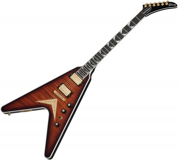 Solidbody e-gitarre Gibson Custom Shop Dave Mustaine Flying V EXP Ltd ...