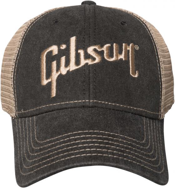 Gibson Faded Denim Hat Snapback Cap