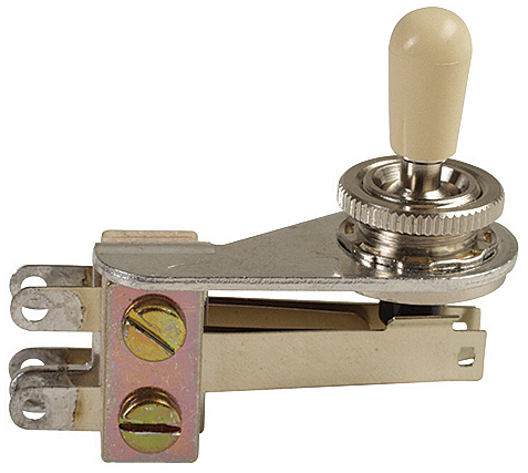 Gibson L-Type Toggle Switch with Creme Cap Switch