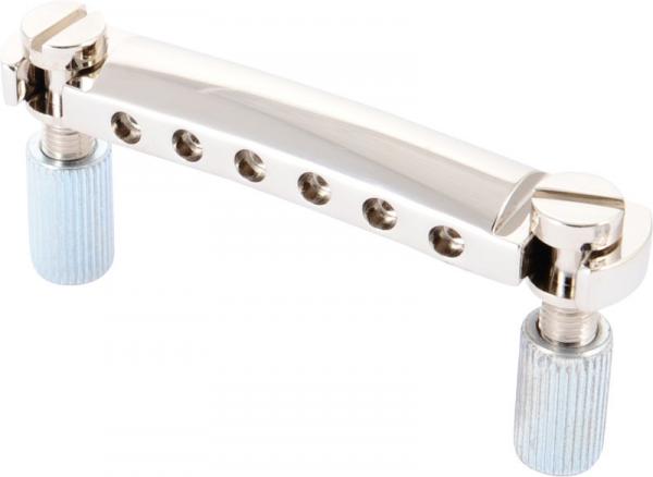 Gibson Stop Bar Tailpiece - Nickel Stop bar