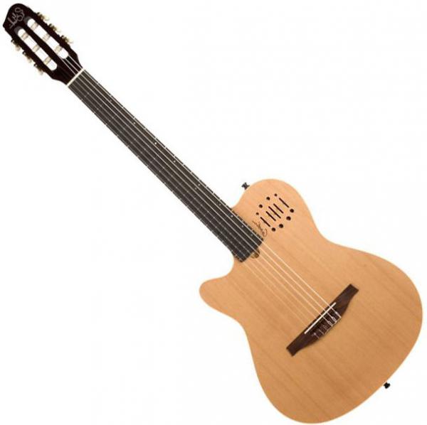 Godin Multiac Nylon Encore Left Hand +bag - natural Classical guitar 4/ ...
