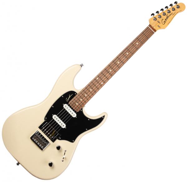 Godin Session HT (LAU) - trans cream Str shape electric guitar