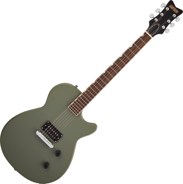 Gretsch Streamliner Jet 1 Pickup - olive drab green Guitare électrique ...
