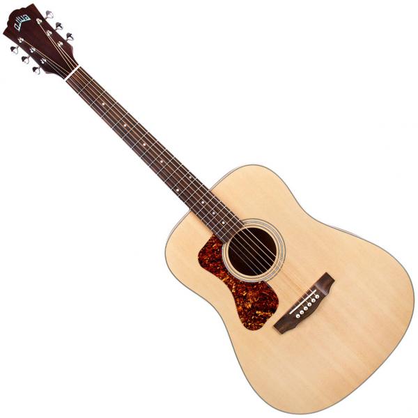 Guild D-240LE Mahogany Left Hand - natural Left-handed folk guitar