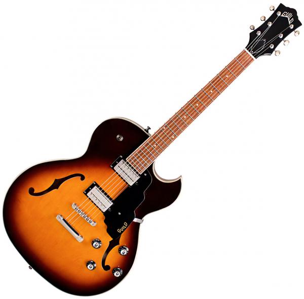 Guild Starfire I SC Newark ST - antique burst Semi-hollow e-gitarre