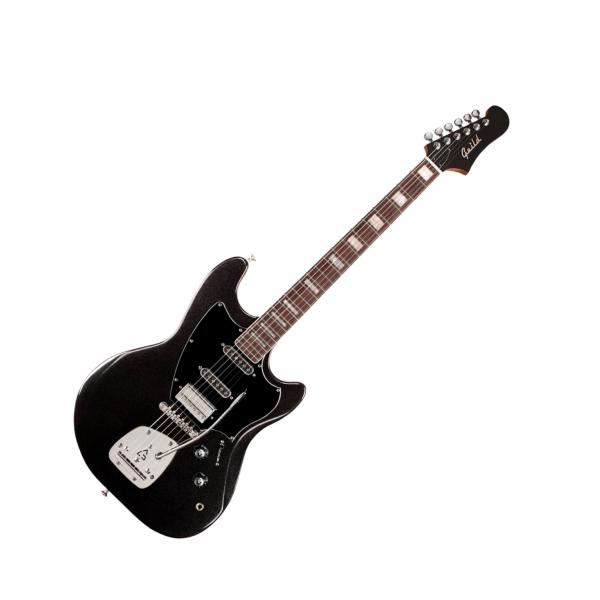 Guild Surfliner Deluxe - black Retro rock electric guitar