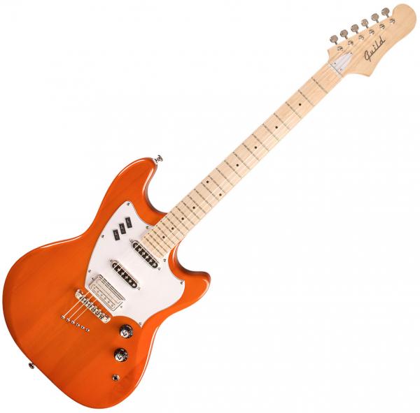 Guild Surfliner - sunset orange Retro rock electric guitar