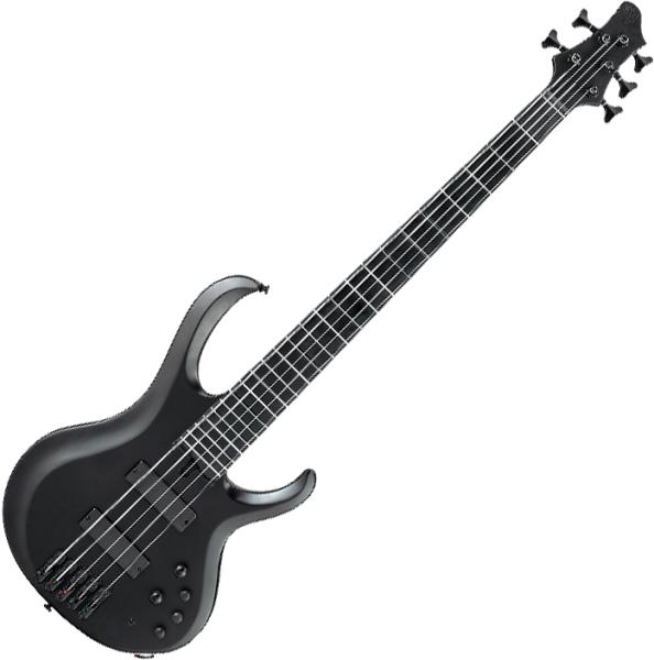 Ibanez Iron Label BTB625EX BKF 5-String - black flat Basse électrique ...