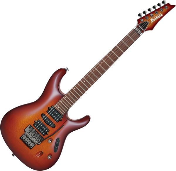 Ibanez Prestige Japan S6670SK STB - sunset burst Str shape electric guitar