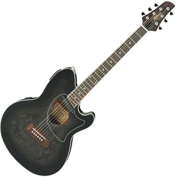 Ibanez Talman TCM50 TKS - transparent black sunburst Guitarra folk