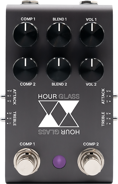 Jackson audio HOUR GLASS DOUBLE COMP Pédale compression / sustain ...