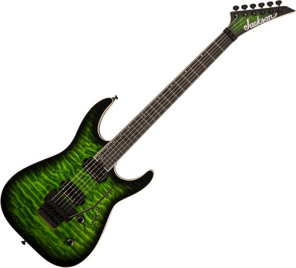 Jackson Pro Plus Dinky DKAQ - emerald green Guitare électrique métal
