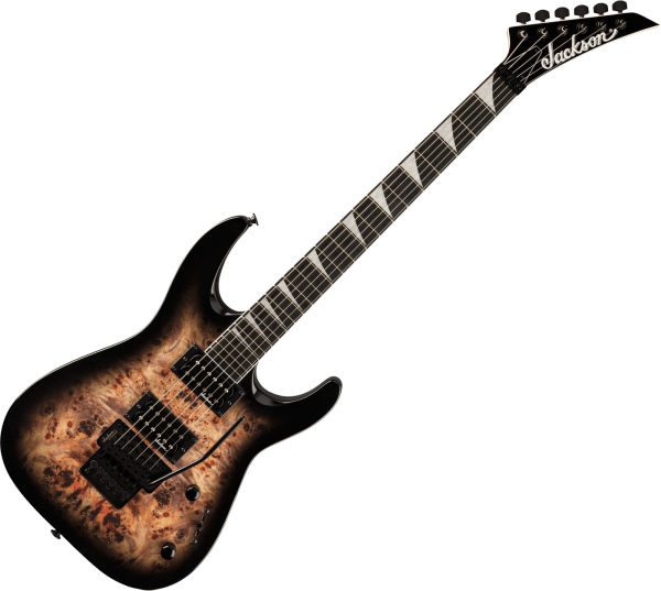 Jackson Dinky JS32 DKAP - trans black burst Str shape electric guitar