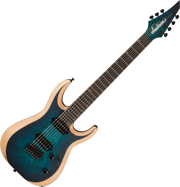 Jackson Pro Plus Dinky MDK - chlorine burst 7 string electric guitar